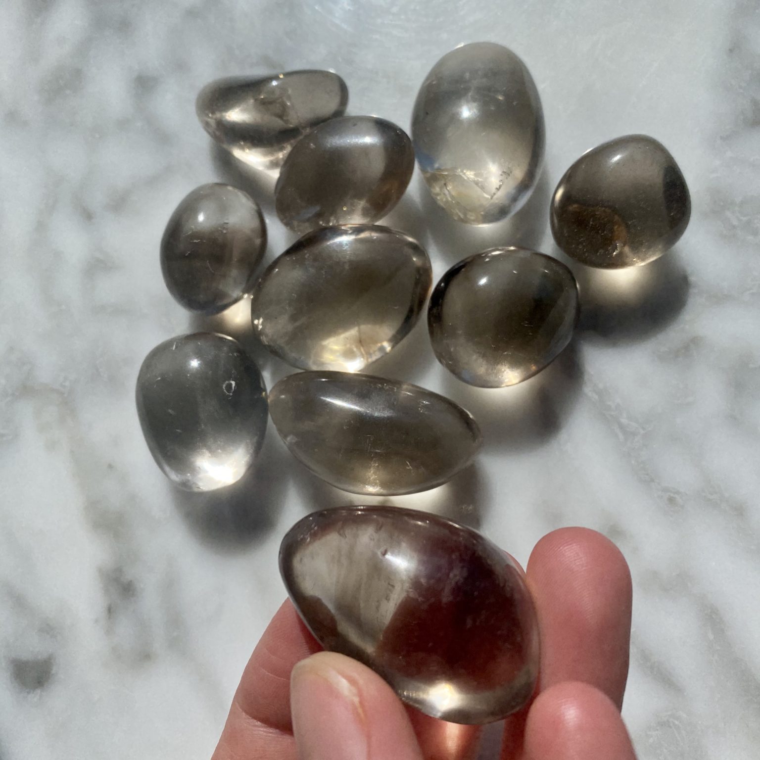 Smoky Quartz Tumbled Pocket Stone - Minera Emporium Mineral Shop