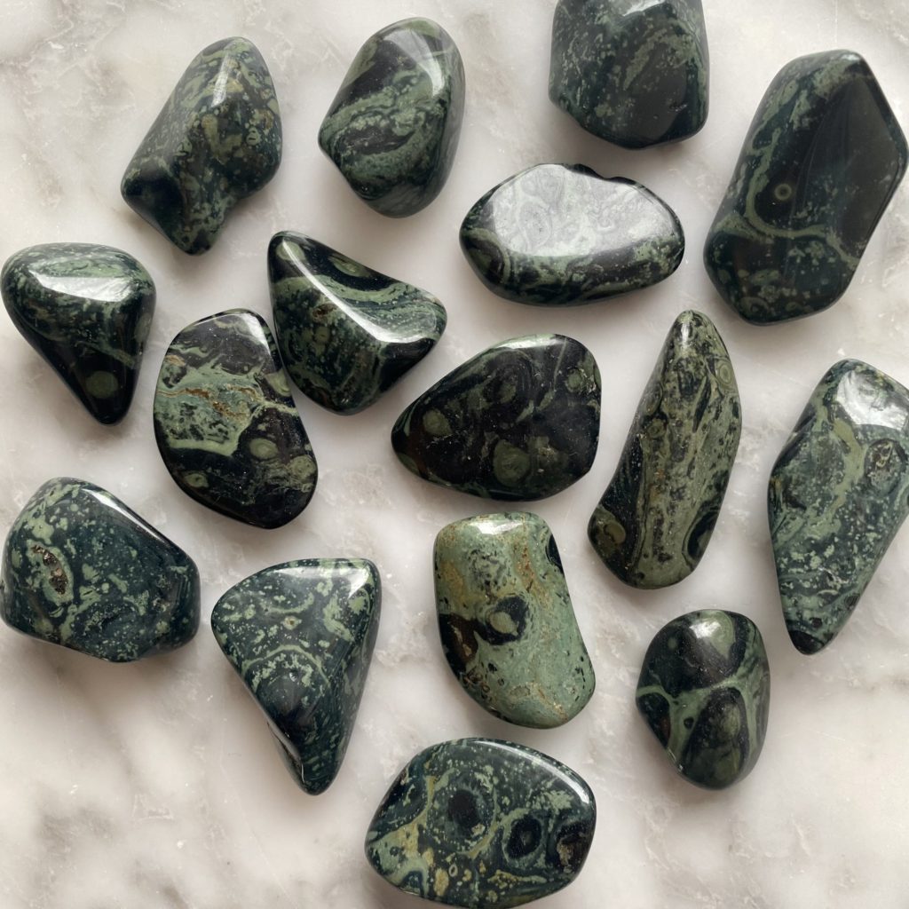 Kambaba Jasper Tumbled Pocket Stone - Minera Emporium Mineral Shop