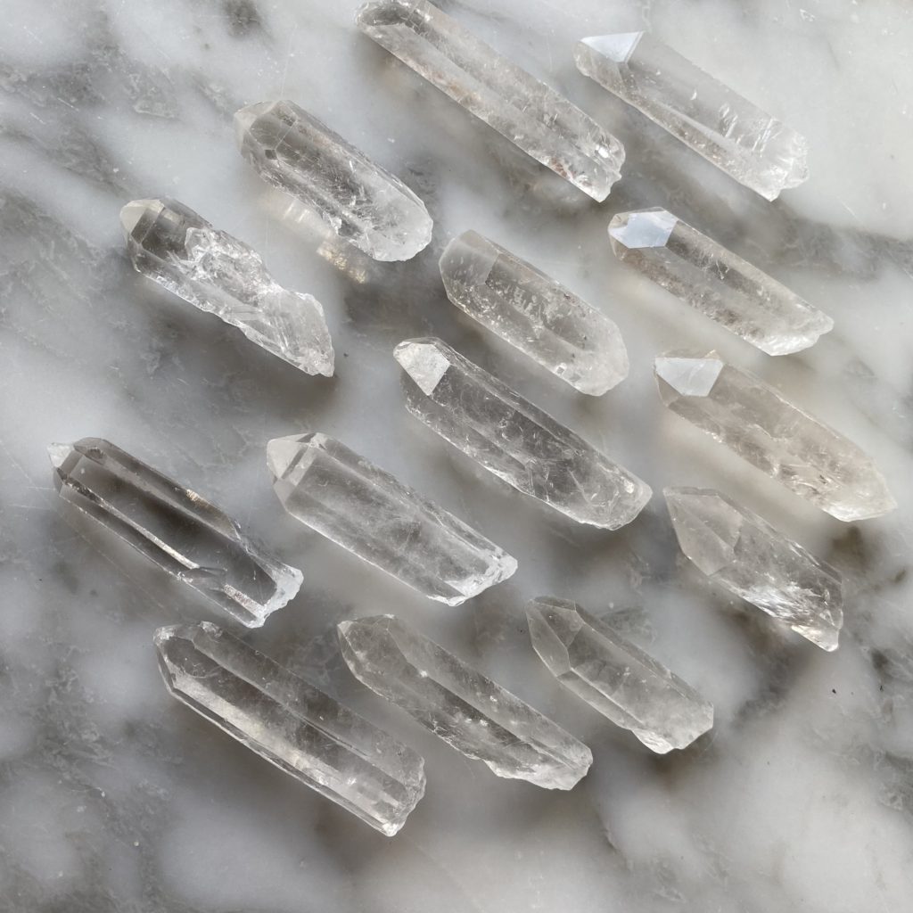 Clear Quartz Point Crystal from Brazil - Minera Emporium Mineral Shop