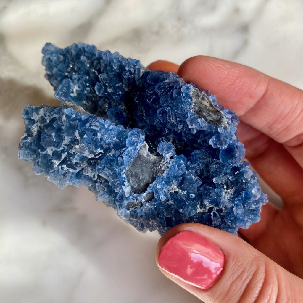 Blue Fluorite from Xia Yang Mine, China - Minera Emporium Mineral Shop