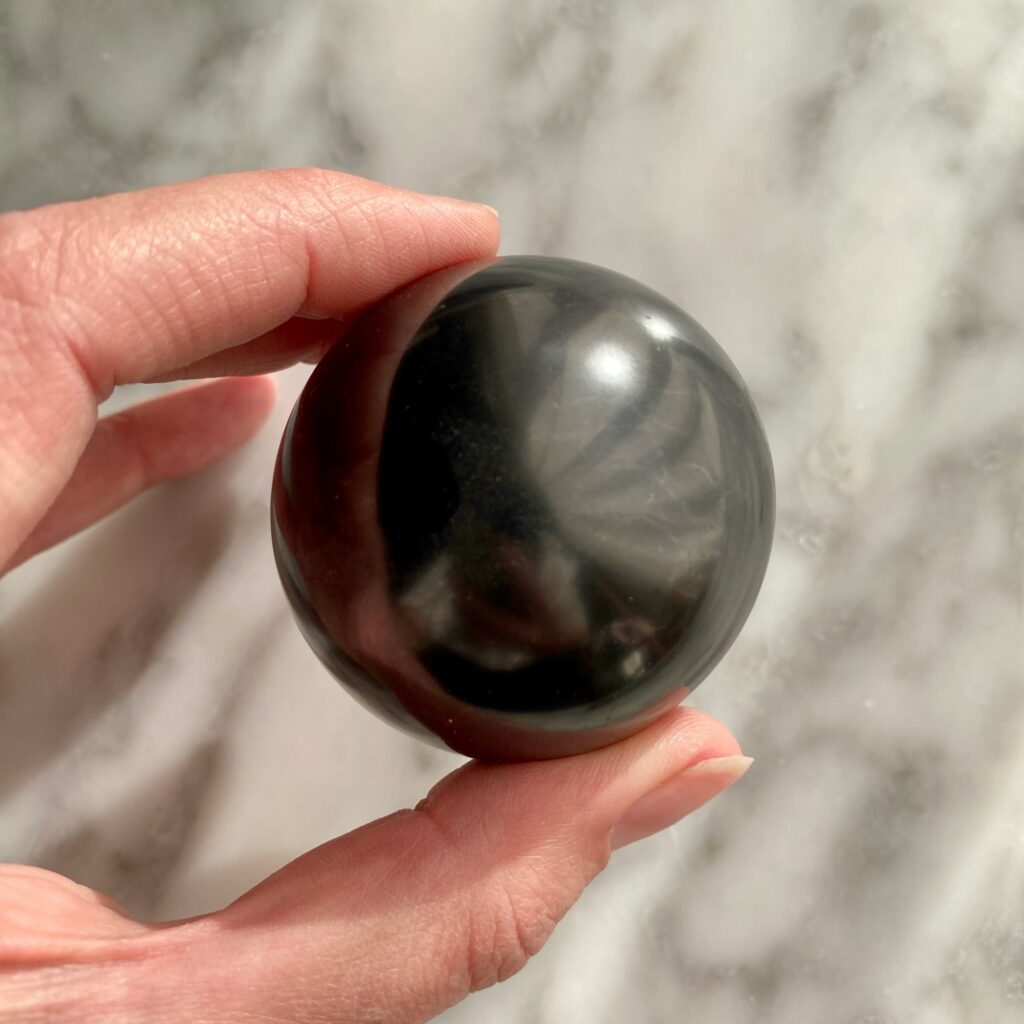 Shungite Sphere - Minera Emporium Mineral Shop