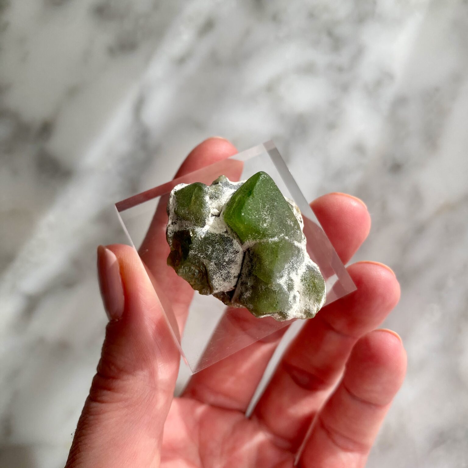 Peridot Crystal Cluster from Pakistan - Minera Emporium Mineral Shop