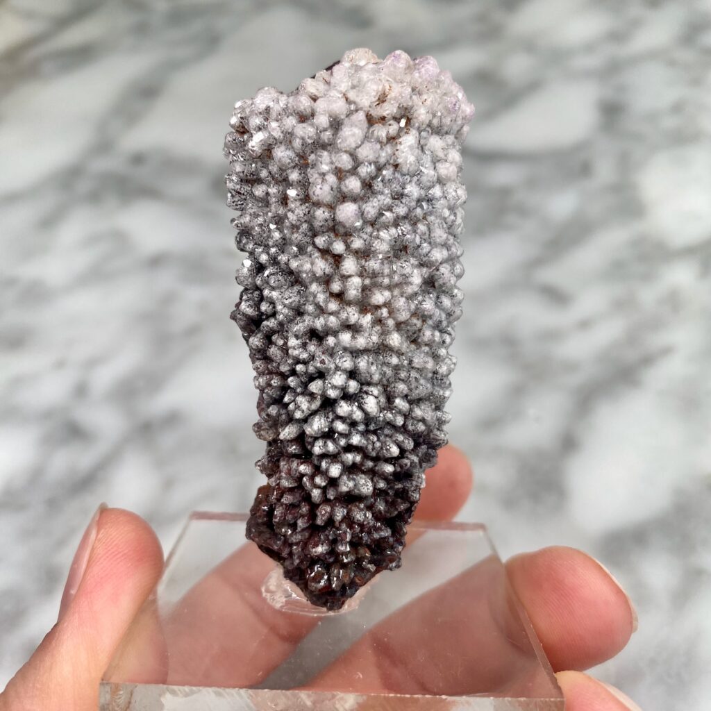Quartz with Calcite from Santa Eulalia, Chihuahua, Mexico - Minera ...